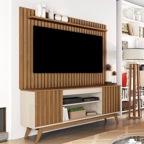 Rack com Painel para Tv 65 Polegadas Pés | Ponto