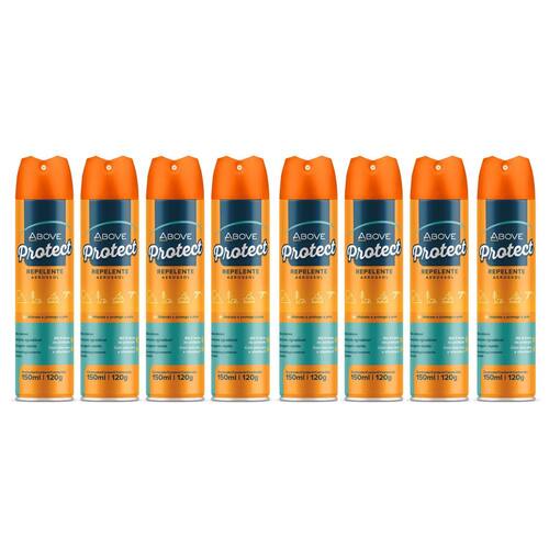 Kit 8 Repelente Spray Protect Above Secagem | Ponto