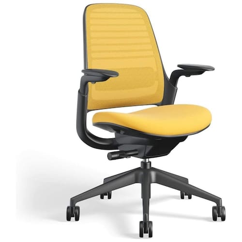 Cadeira de Escritório Ergonômica Giratória com Suporte Lombar | Ponto