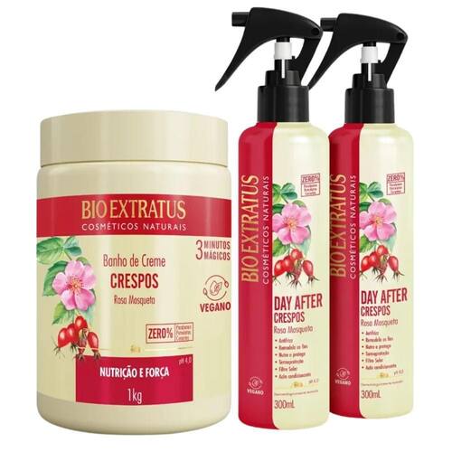 Kit Bio Extratus Crespos Banho De Creme | Ponto