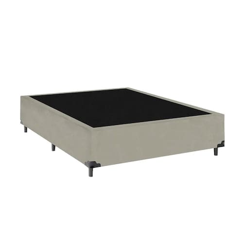 Base Box Viúva Suede 128 X 188 | Ponto