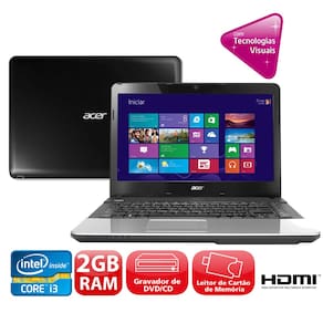 Notebook acer 14 polegadas intel core i3 | Ponto