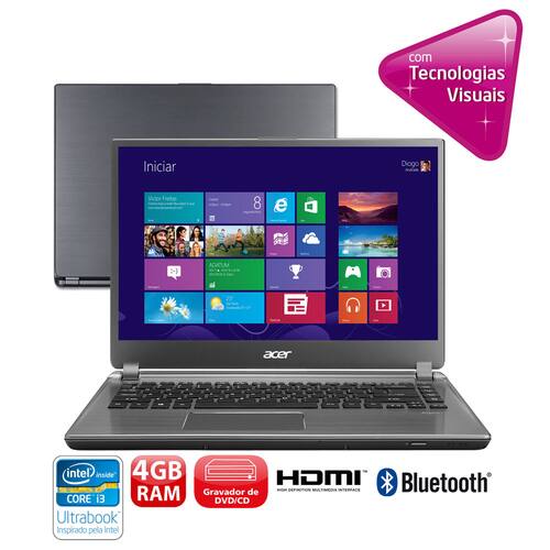 Ultrabook Acer Aspire M5-481T-6650 com Intel® Core™ | Ponto
