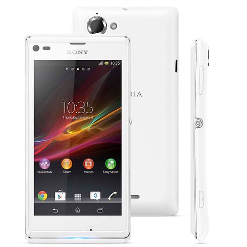 Celular Desbloqueado Sony Xperia L Branco com Tela 4.3", | Ponto