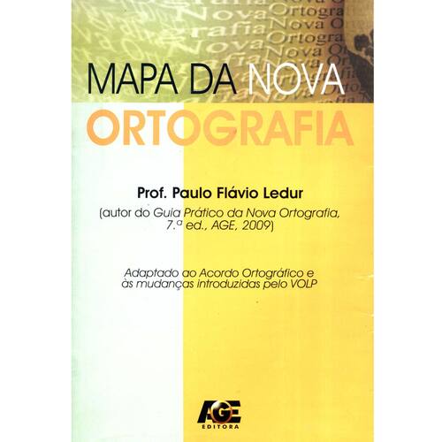 Livro - Mapa da Nova Ortografia | Ponto