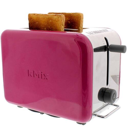 Torradeira Elétrica Kenwood Metal TTM029 - Rosa | Ponto