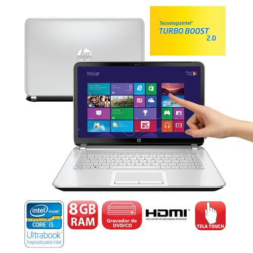 Ultrabook™ Touch HP Pavilion 14-n060br Processador | Ponto