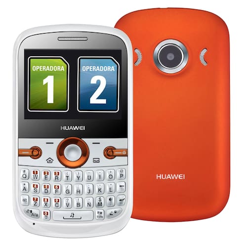 Celular Desbloqueado Huawei G6620 Branco/Laranja QWERTY, | Ponto