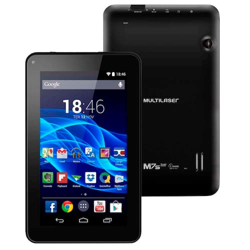 Tablet Multilaser ML Supra Preto com Tela Capacitiva | Ponto