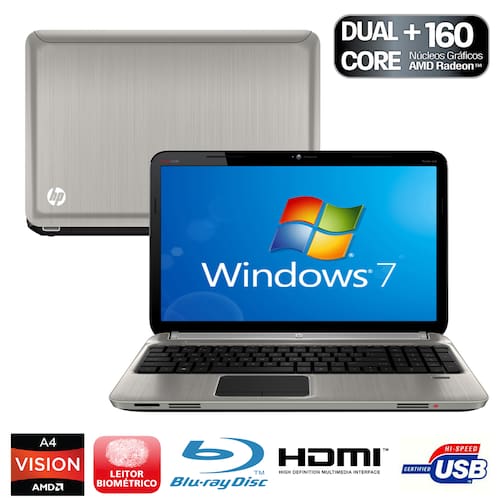 Notebook HP Pavilion DV6-6150BR com AMD Vision | Ponto