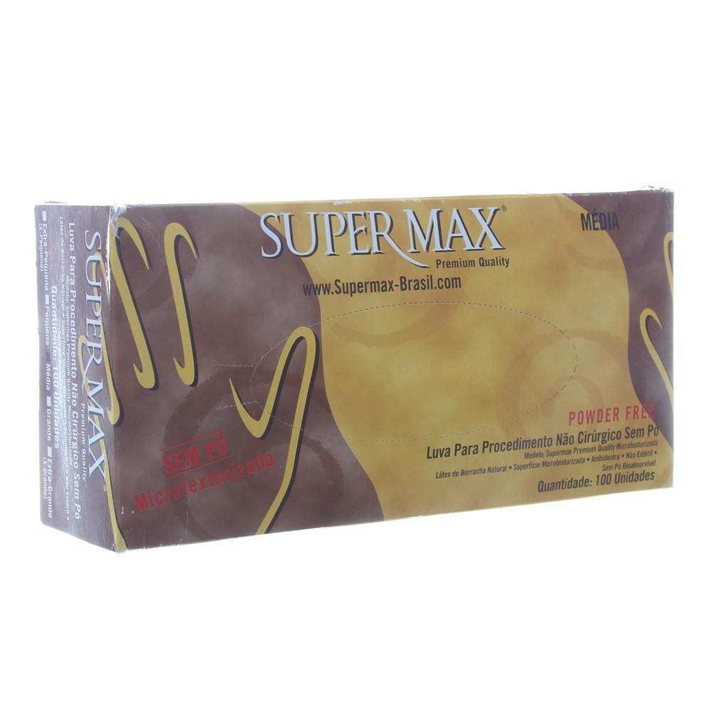 Luva supermax com po | Pontofrio