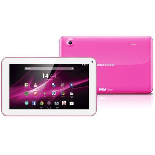 Tablet Multilaser M9 Rosa com Super Tela 9”, | Ponto