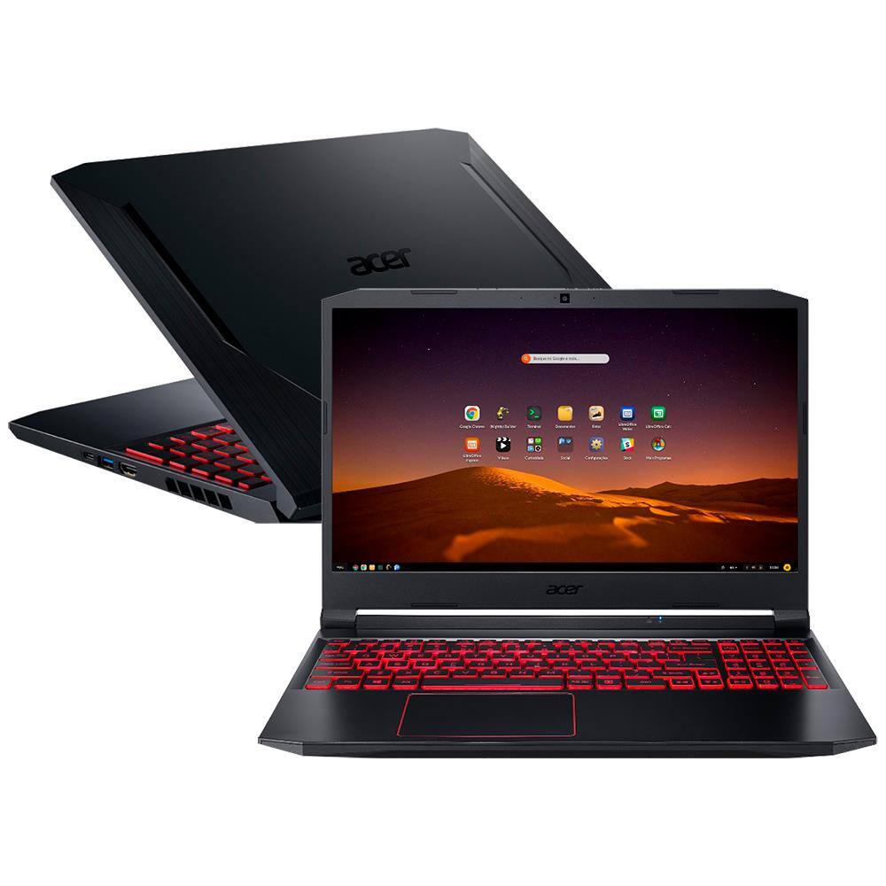 Notebook gamer acer nitro 5 ryzen 7 4800h geforce gtx 1650 8gb ram 512gb ssd 15 6 ips full hd ...