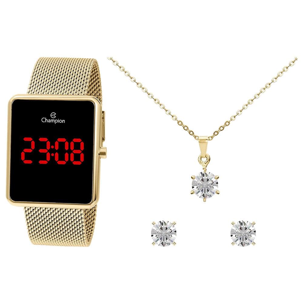 Relogio digital feminino cor prat | Pontofrio