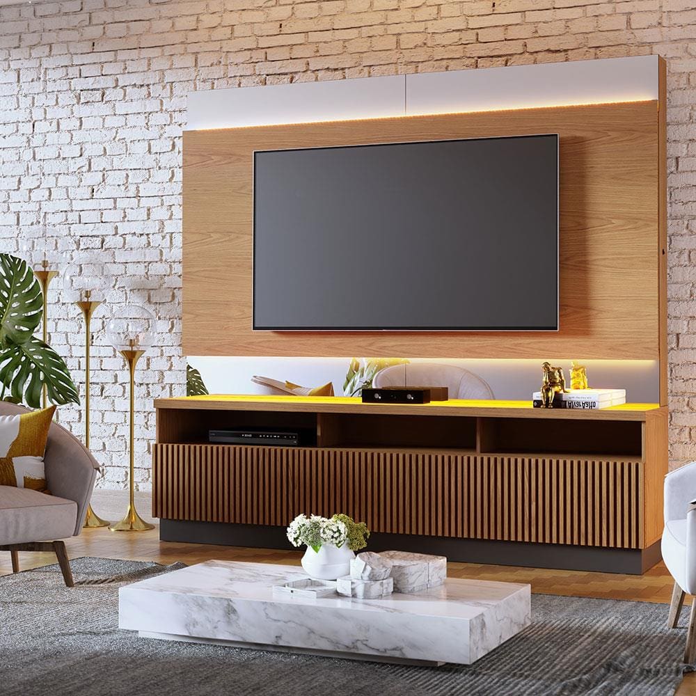 Estante home painel tv com porta | Pontofrio