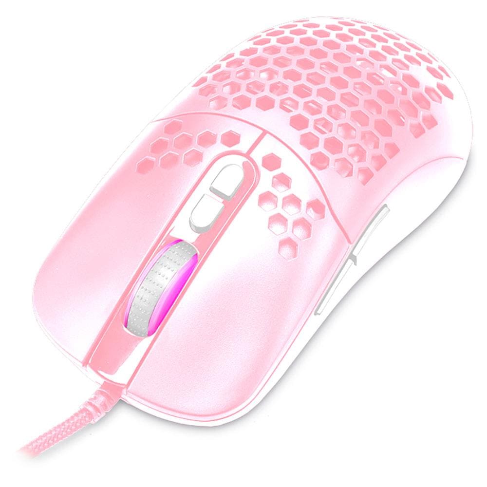 Mouse gamer rosa sem fio | Pontofrio