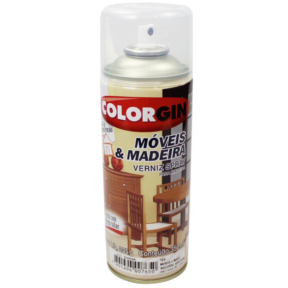 Tinta spray colorgin verniz | Pontofrio