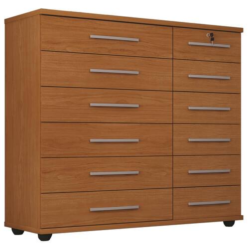 Cômoda Benetil Vitória com 12 Gavetas e Chave | Ponto